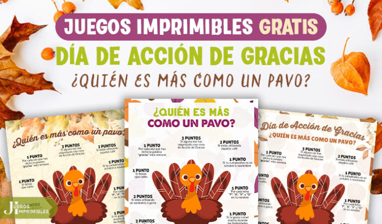 Juego para Acción de Gracias: ¿Quién es más como un pavo? - Juegos ...